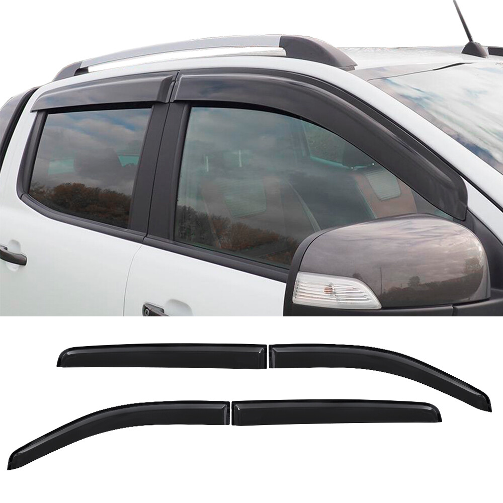 Wind Deflectors Rain Guards Accessories for Ford Ranger T6 2012-2022 ...