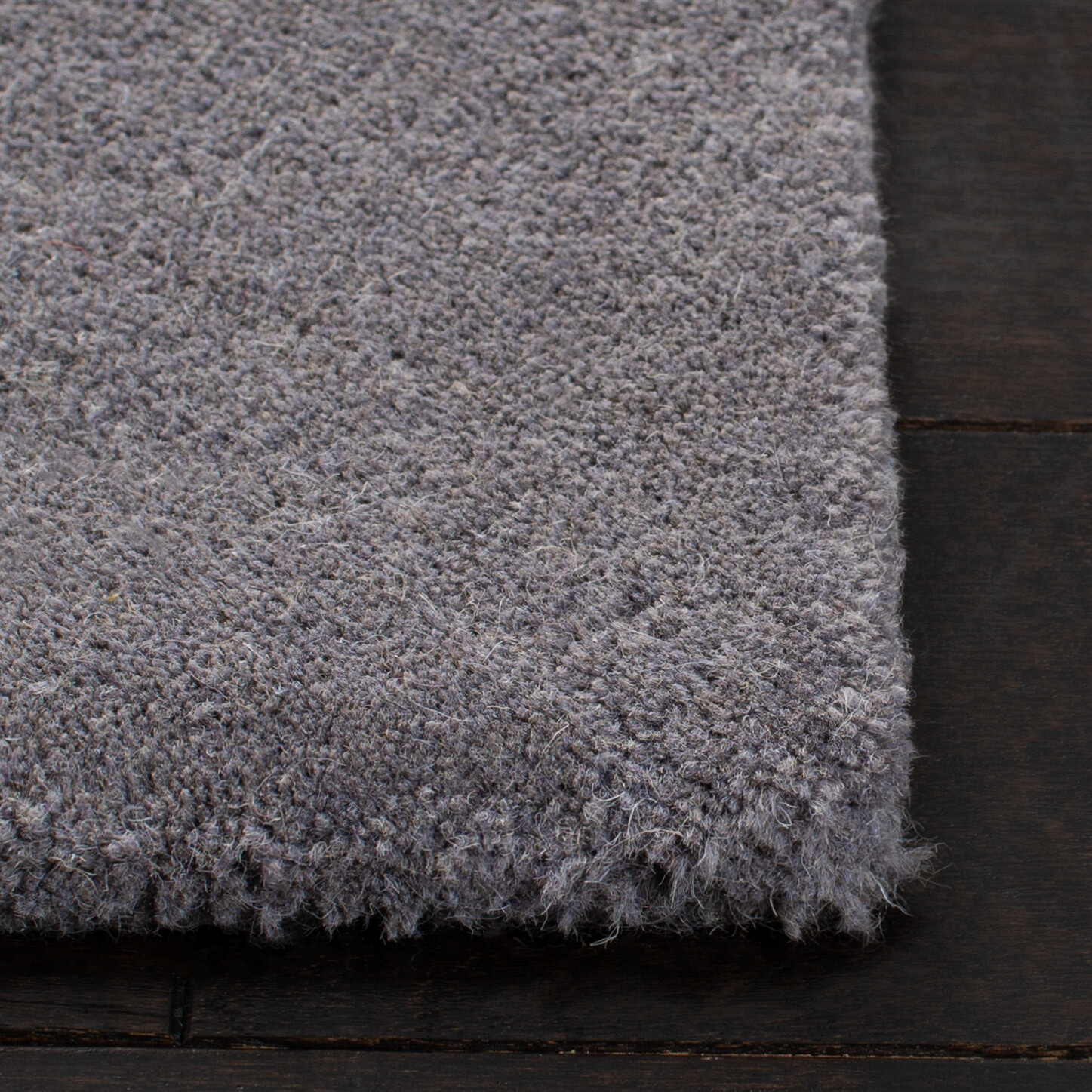 6' ' Moraccan Hand-Tufted Dark Grey Wool Area Rug for sale online | eBay