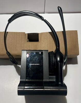 Plantronics W02/AL8TE00BW02 Wireless Office Headset System w/Ac Adapter ...