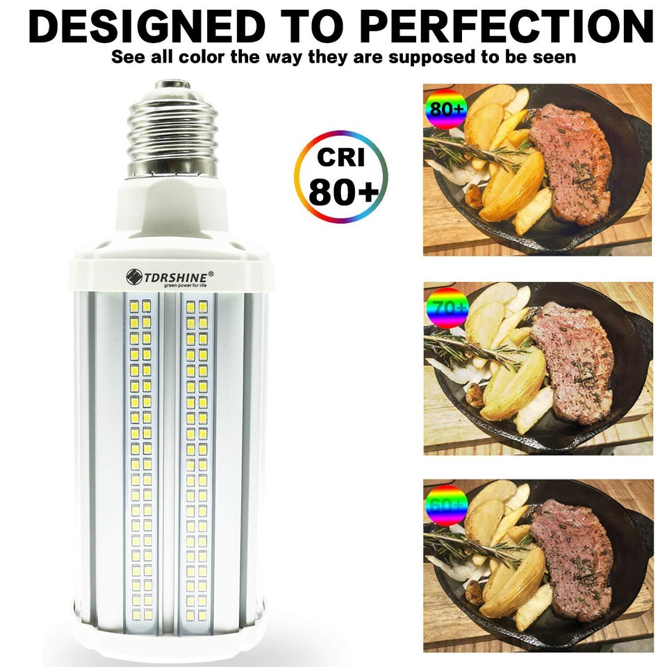 54W LED Corn Light Bulb Super Bright（400 Watt Equivalent 7020 Lumens ...