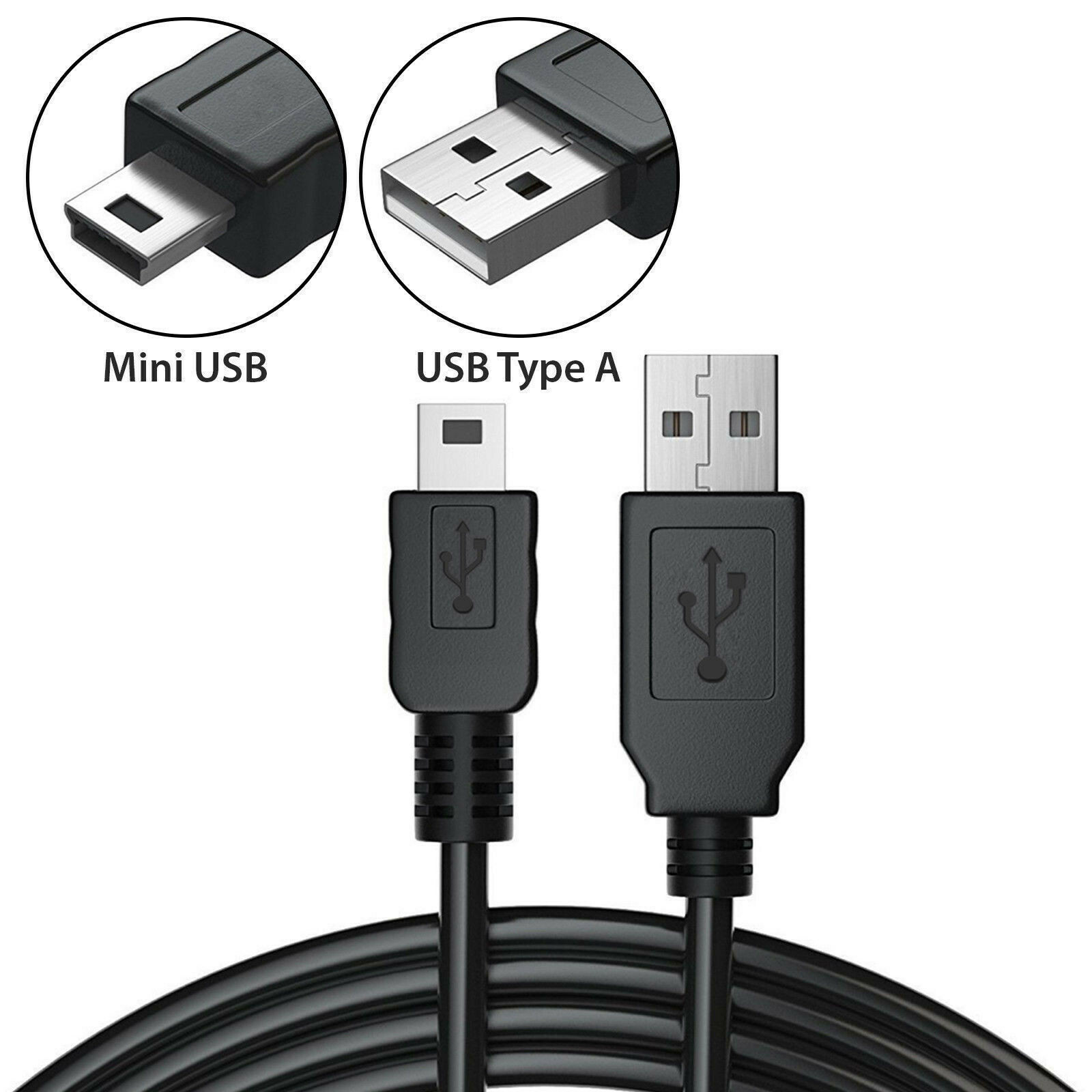 Mini USB PC Sync Data Cable Cord Lead for Garmin GPS Nuvi 2595/T/M 2595 ...