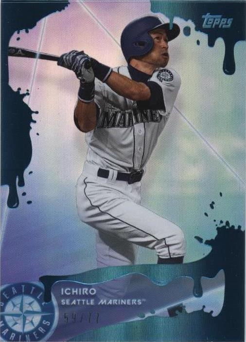 2020 Topps X Steve Aoki - Wave 2 Ichiro Suzuki #38 Blue Frosting Holo ...