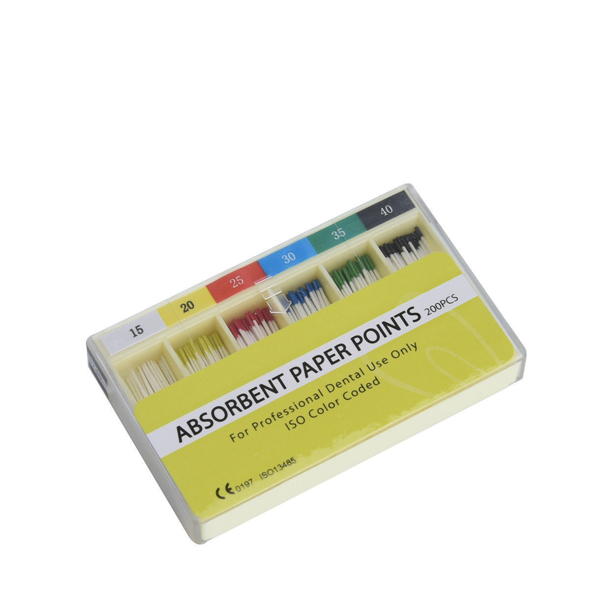 200Pcs/Pack Dental Endodontic Absorbent Paper Points Sterile Gutta ...