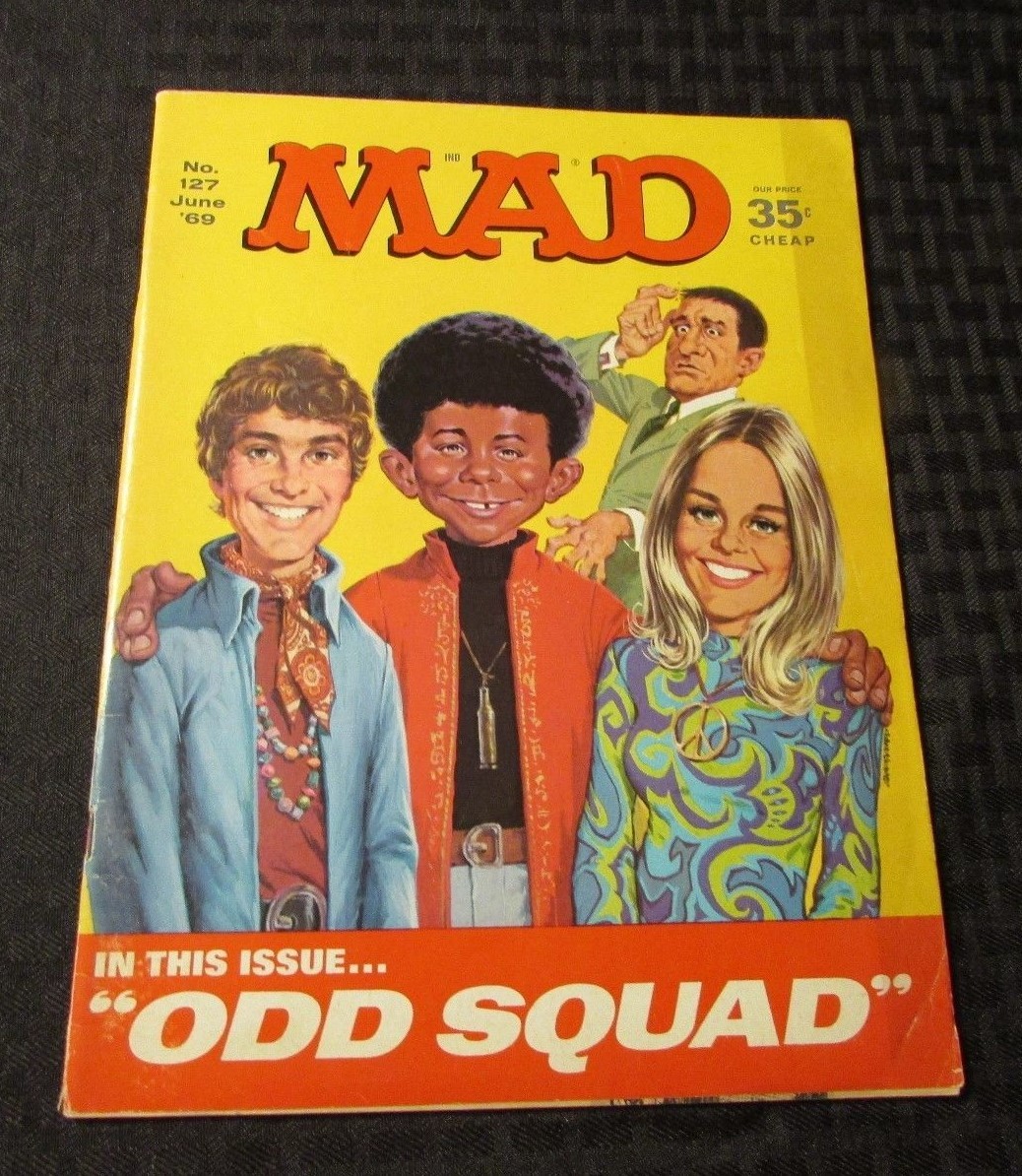 1969 MAD MAGAZINE #127 FN 6.0 Alfred E. Neuman / Humor Parody | eBay