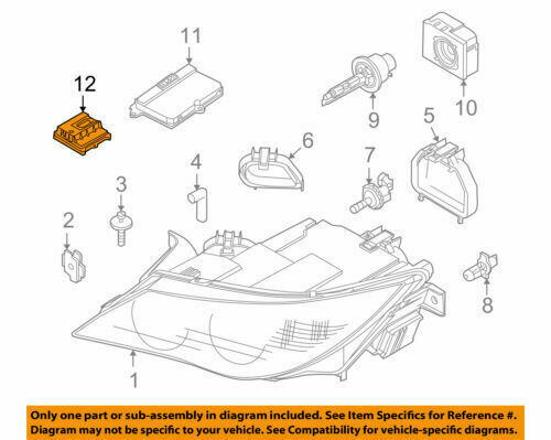 OEM BMW E63 E63N E64 E64N R55N CONTROL UNITAL LIGHTS LEFT 63127199361 ...