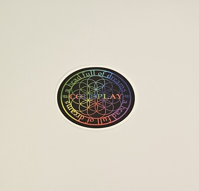 Coldplay Laptop Sticker English Band Skateboard Decal | eBay