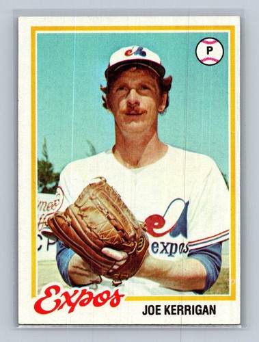 1978 Topps Baseball Card Joe Kerrigan #549 Expos | eBay