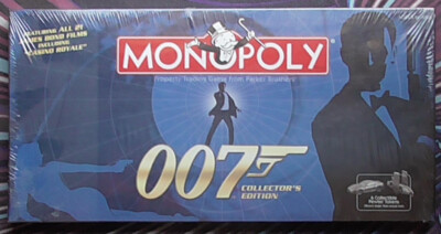 James Bond 007 Collector's Edition Monopoly - Hasbro 2006 - NEW ...