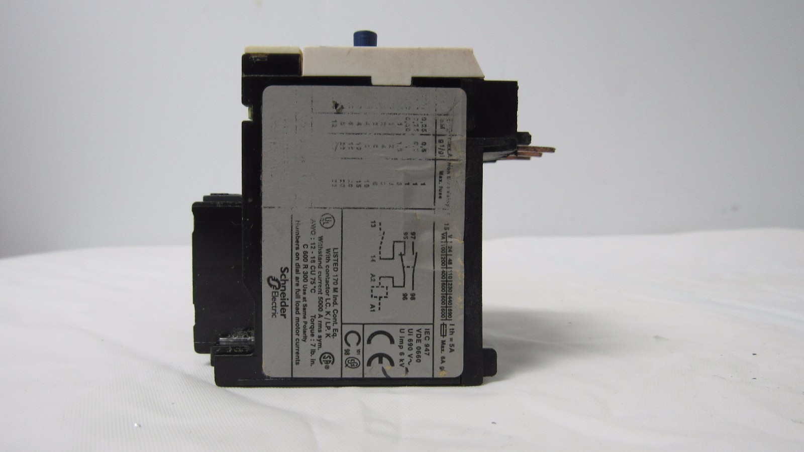 TELEMECANIQUE /SQUARE D THERMAL OVERLOAD RELAY LR2K0310 | eBay