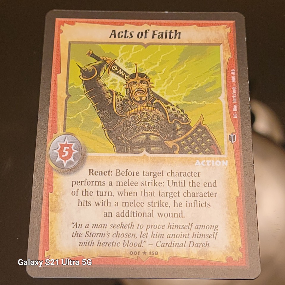 Warlord Saga of the Storm CCG - Build Your Own Deck! 1,2,3 Action Let's ...