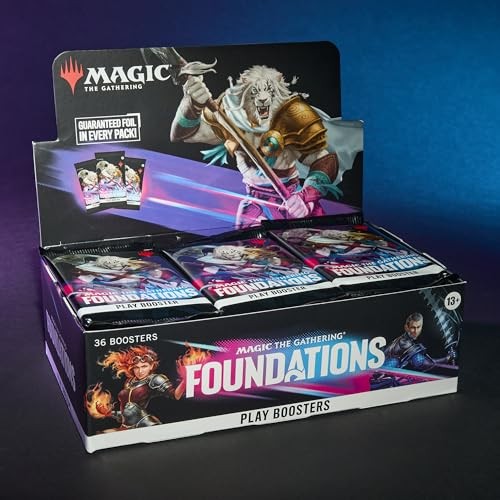 Magic: The Gathering Foundations Play Booster English Version (Box 36 ...