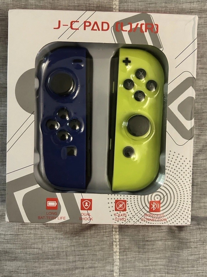 Nintendo Joy-Con (L/R) Wireless Controllers for Switch - Blue/Neon ...