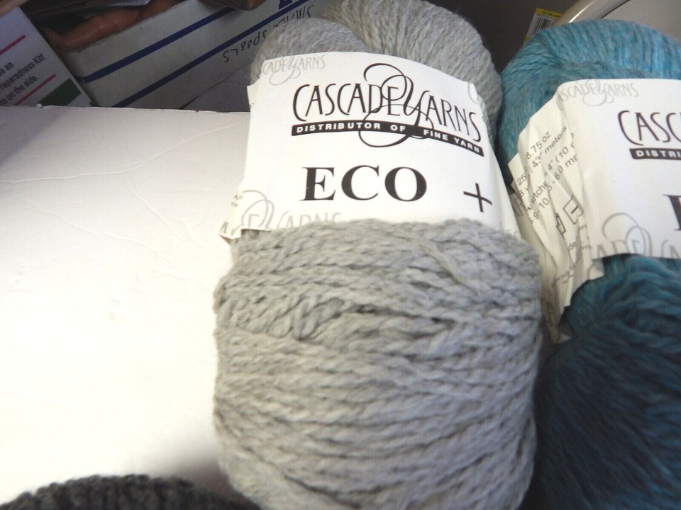 Cascade Eco+ Wool BULKY Yarn - 478 yards choice of 8 colors | eBay