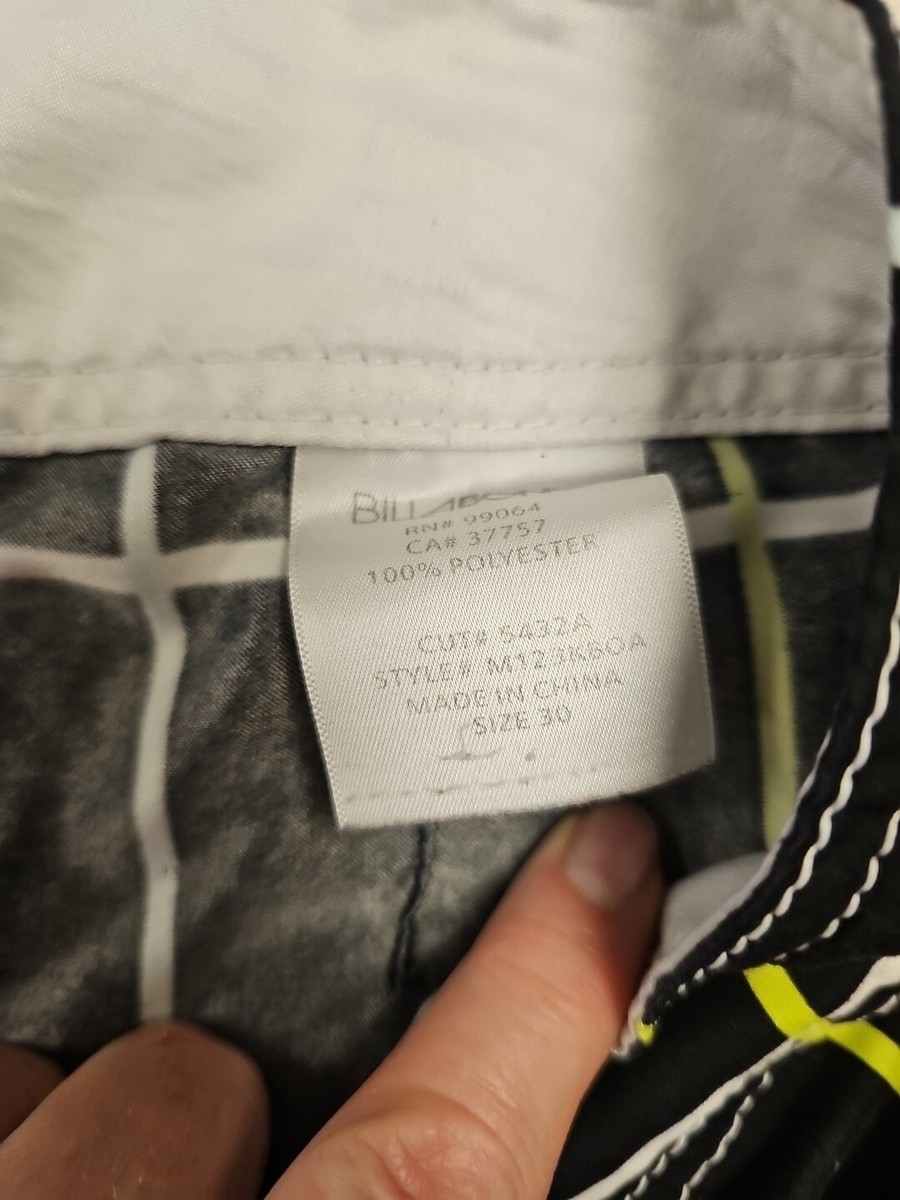 Billabong Mens Boardshorts Size 30 Color Green Black White Billabong Mens Boardshorts Size 30 Color Green Black White