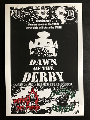 TXRD Texas Roller Derby Screen Printed Bout Poster - Limited Edition ...