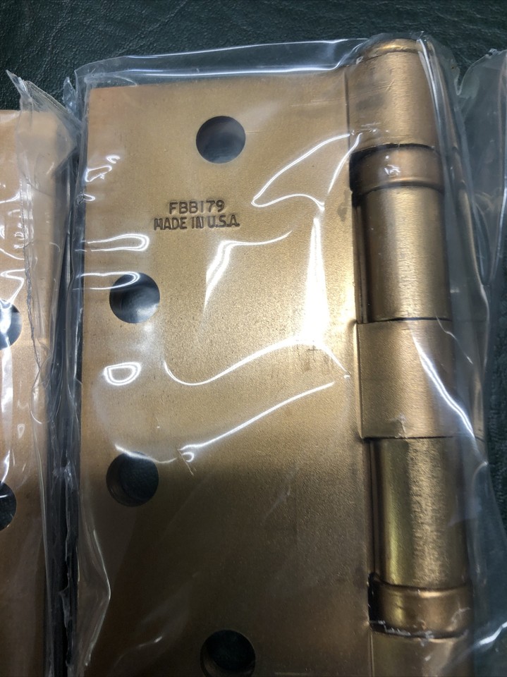 Stanley FBB179 4.5" x4.5" US10 (Bronze), Ball Bearing Butt Hinges 06 ...
