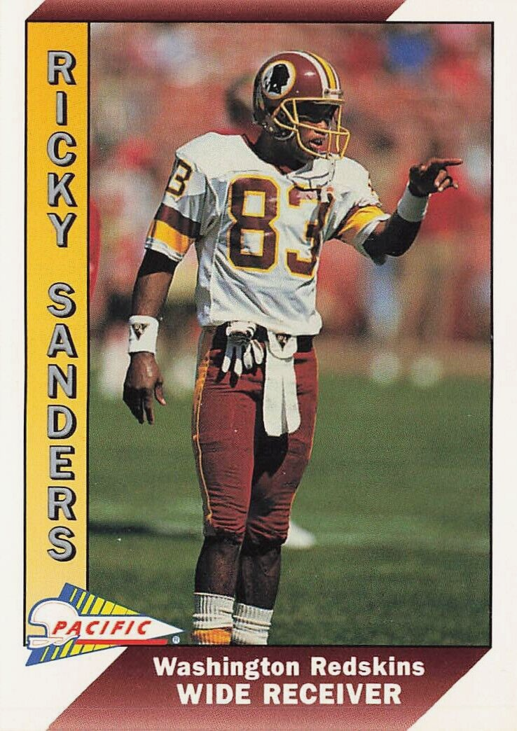 1991 Pacific #532 RICKY SANDERS Washington Redskins | eBay