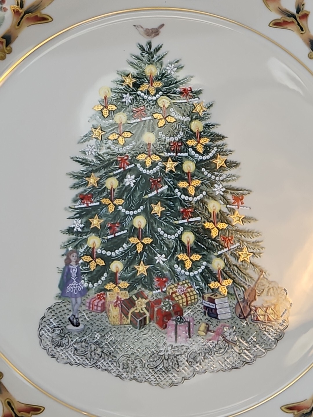 LENOX~CHRISTMAS TREES AROUND THE WORLD COLLECTOR PLATE~ANNUAL~2001 ...
