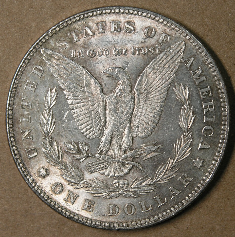 $1 1878 7/8 TF Strong Morgan Silver Dollar Slider AU-Unc Philadelphia ...