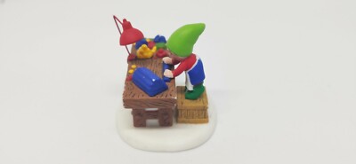 Elf Baker Figurine Department 56 Hasbro 2002 hand painted ceramic ...