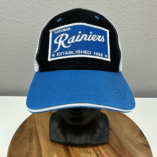 Tacoma Rainiers Light Blue White Trucker Baseball Cap Hat SnapBack ...