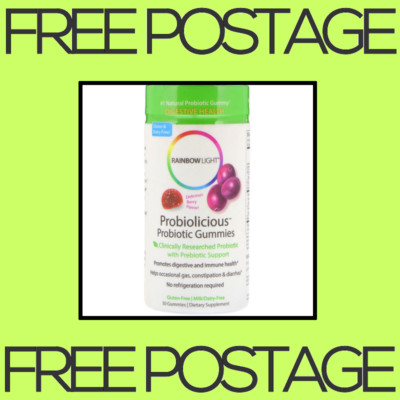 NEW Rainbow Light, Probiolicious Probiotic Gummies, Berry Flavor - 50 ...