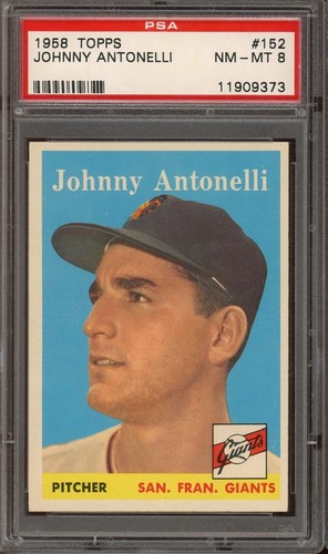 1958 Topps Baseball #152 Johnny Antonelli PSA 8 | eBay