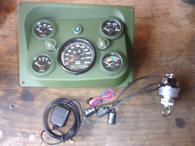 HUMVEE 24V INSTRUMENT PANEL GAUGE CLUSTER WITH ALL NEW GAUGES | eBay