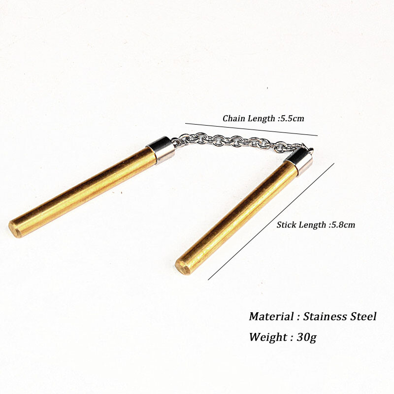 Mini Wood Nunchakus Nunchucks Pendant Martial Arts Kung Fu Nunchakus ...