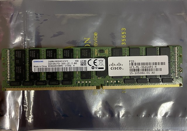 Cisco UCS-ML-X64G4RS-H 64GB Memory Module - Green for sale online | eBay