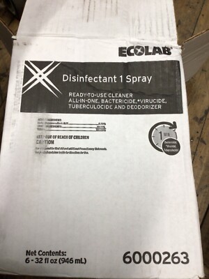 Ecolab Disinfectant - Surface Disinfectant Cleaner Bactericidal Pump 32 ...