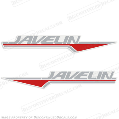 Fits Javelin Boat Decals (Set of 2) - 2 Color! Custom Color | eBay