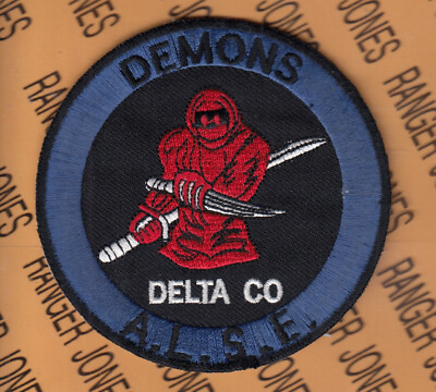 US Army D Co 78th Aviation Regt DEMOS ALSE Japan 3.75" 2nd design patch ...