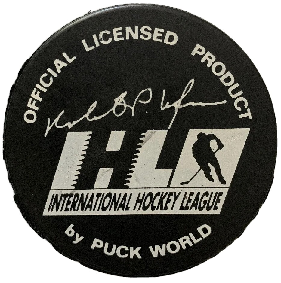 CINCINNATI CYCLONES VINTAGE IHL OFFICIAL BY PUCK WORLD MADE IN CZECH ...