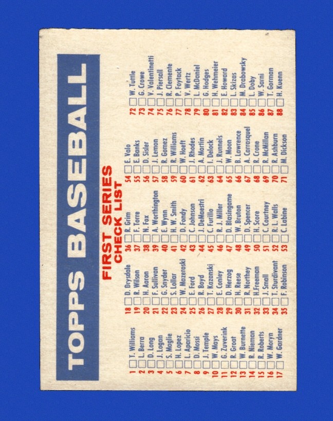 1957 Topps Set-Break 1st/2nd Bazooka Checklist EX-EXMINT *GMCARDS* | eBay