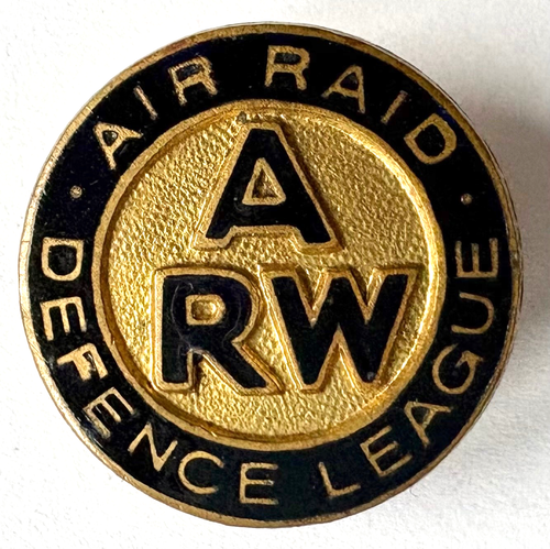 Badge - Medal Air Raid Warden Defence League lapel badge | eBay UK