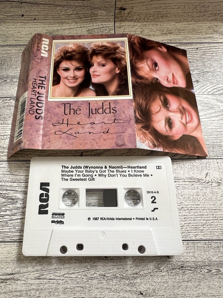 Vintage The Judds Heart Land Audio Cassette Tape RCA 1987 Wynona Naomi ...