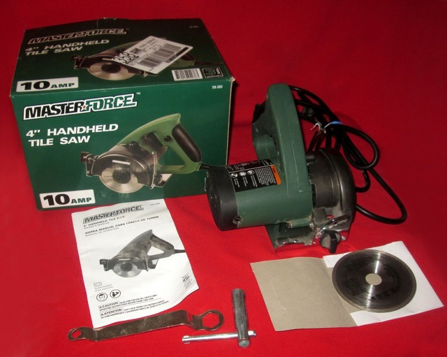 masterforce 4" handheld tile saw for sale online | eBay