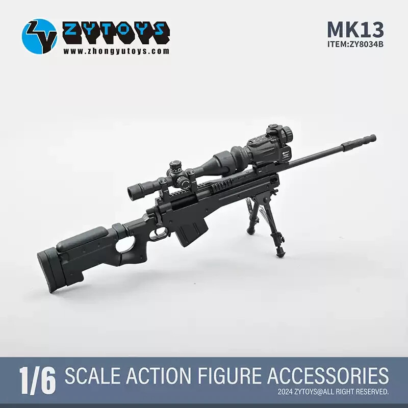 1:6 USMC MK13 MOD0 Sniper Rifle Army Gun Model for 12" HT PH TBL ...