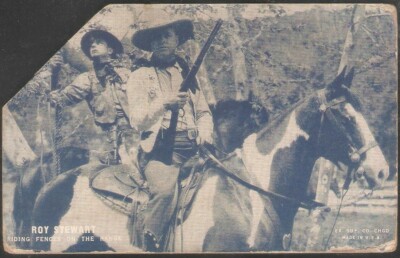 Roy Stewart Coupon Postcard Western Silent Movie Actor | eBay