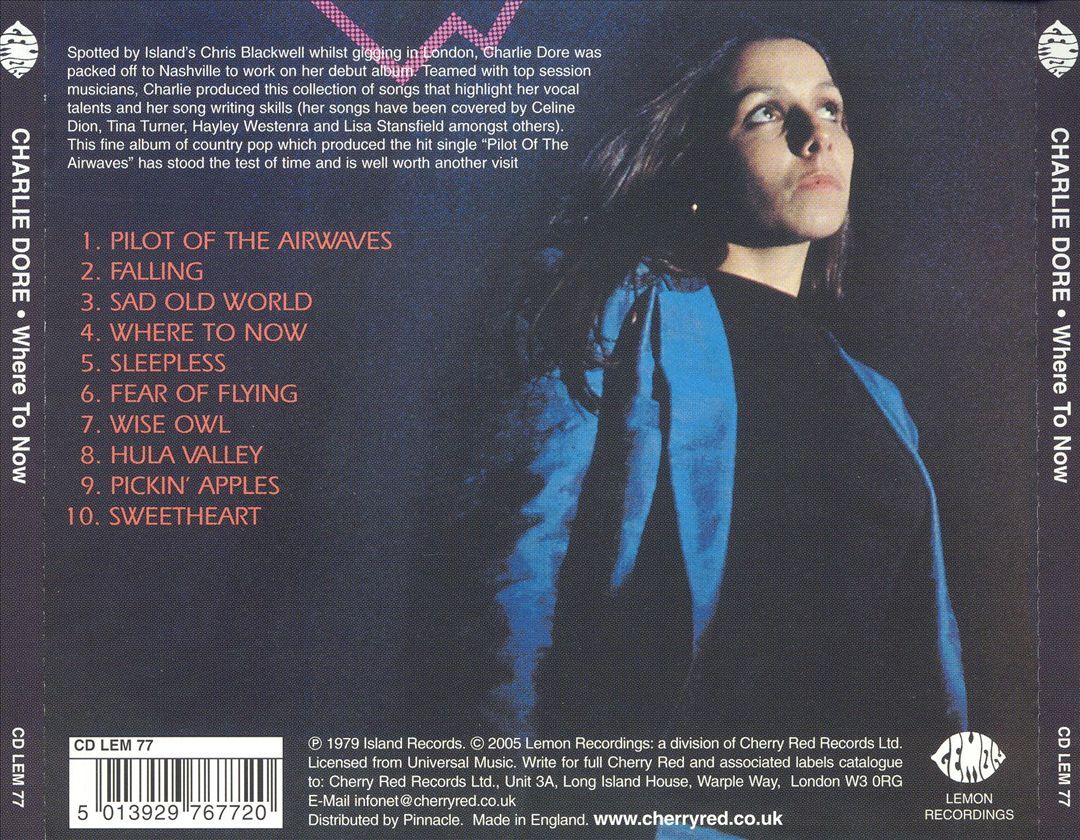 CHARLIE DORE WHERE TO NOW NEW CD 5013929767720 | eBay