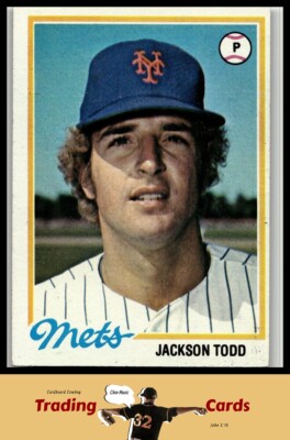 1978 Topps #481 Jackson Todd New York Mets RC Baseball Card VG/EX | eBay