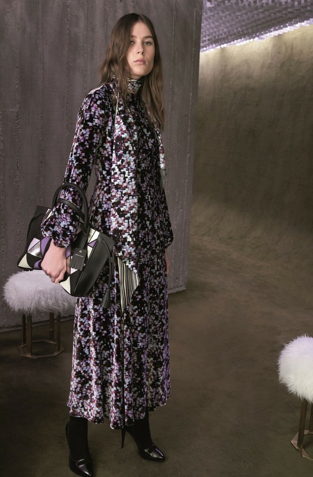 LONGCHAMP Large Penelope Arty Purple Amethyst Leather Satchel Tote ...