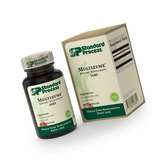 Standard Process Multizyme Digestion Pancreatic Support Supplement 90 ...