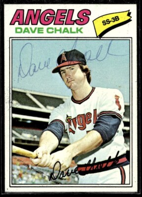 Dave Chalk 1977 Topps Autograph #315 Angels | eBay
