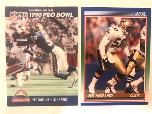 NFL - Pat Swilling 1990 Pro Set Pro Bowl & 1990 Score Football - Saints ...