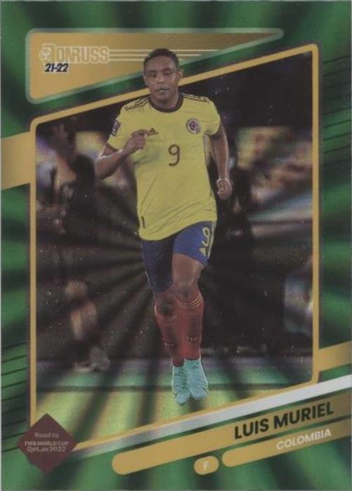 2021-22 Panini Donruss Road to Qatar - Luis Muriel #30 Holo Green Laser ...