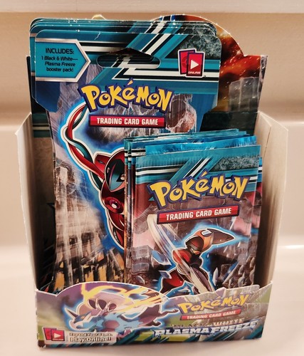 Pokémon Plasma Freeze 10 EMPTY Packs,Booster Box & 6 Booster Packs *NO ...