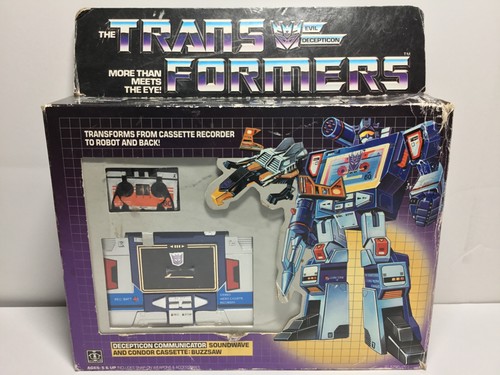 Transformers G1 vintage Pre rub Soundwave MIB | eBay