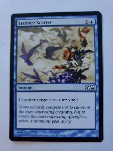 MTG Magic The Gathering Card Essence Scatter Instant Blue M10 | eBay